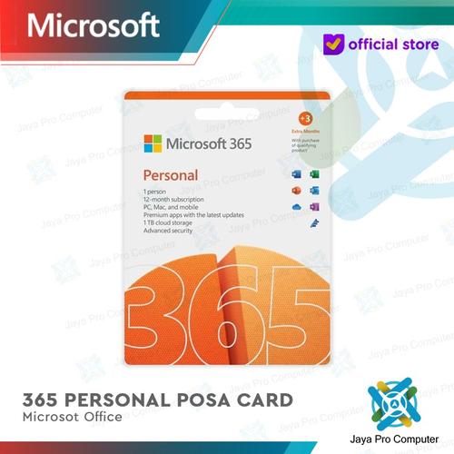 Promo Microsoft Office 365 Personal POSA CARD Software Original Pc ...