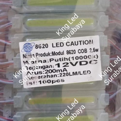 Jual Lampu LED Modul COB 8620 12v Module 12 Volt 9 Mata Putih - Kota ...
