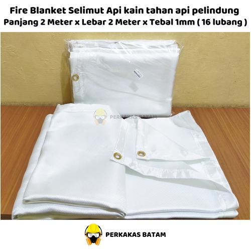 Jual Fire Blanket 2 METER Selimut Api kain tahan api pelindung 2m x 2m ...