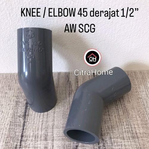 Promo Knee Elbow PVC 45 derajat 1/2" AW SCG - Kota Bandung - CitraHome ...