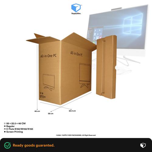 Jual BOX ALL IN ONE PC 58x22.5x46 CM | Box AIO | Cardboard - Kab ...