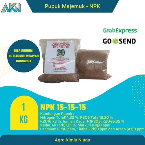 Jual Pupuk NPK 15 15 15 - Pupuk NPK Kujang Repack 1 Kg Non Subsidi ...