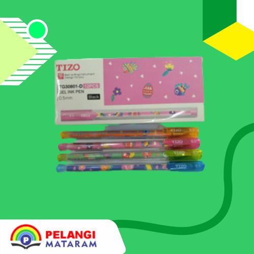 Jual BOLPOINT TIZO LUSIN / PULPEN TIZO GEL 12 PCS 0.5mm / BALLPOINT ...