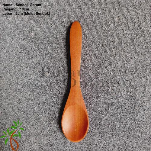 Jual Pulau Online Sendok Garam Kayu Sawo| Sendok Kayu Mini | Salt ...