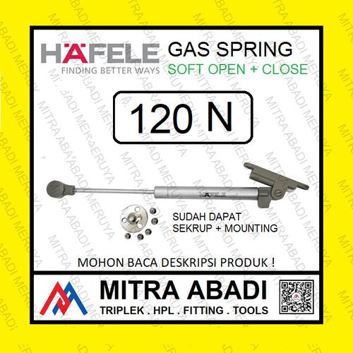 Jual Gas Spring HAFELE Hidrolik Jok Motor 120 N Hidrolik Lemari Cabinet ...