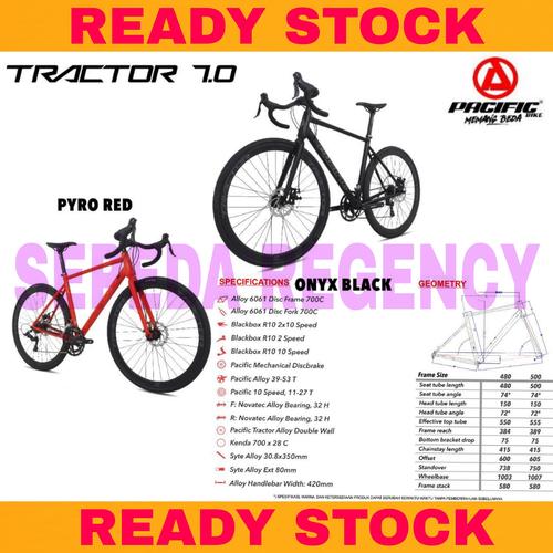Jual Sepeda Balap Roadbike PACIFIC TRACTOR 7.0 Alloy 20 Speed Disc 700 ...