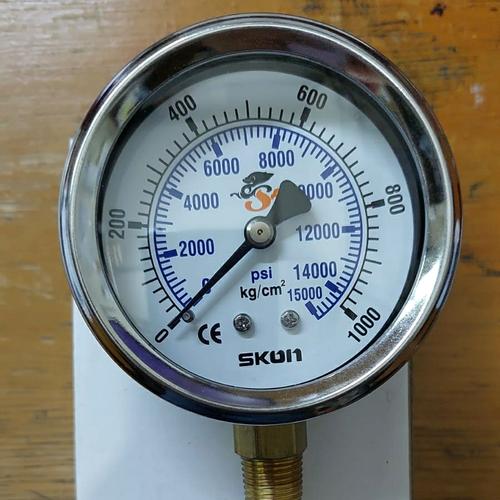 Jual PRESSURE GAUGE stainless SKON 2,5 inch 1000 Bar 15000psi Model Raket - Jakarta Barat ...