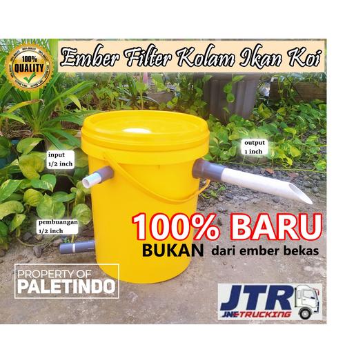 Jual Ember Filter Kolam Ikan Koi/ Tong Filter Kolam Ikan Kirim KARGO ...