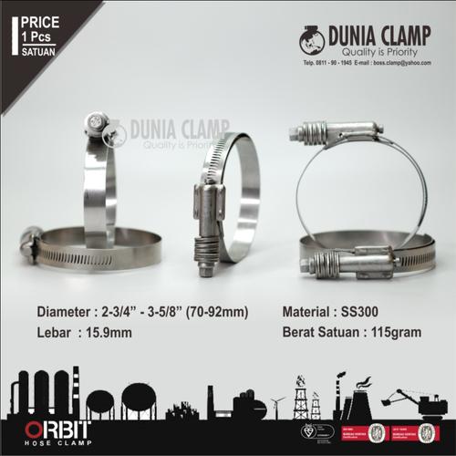 Jual Clamp ORBIT Constant Tension / Clamp NORMA BREEZE Constant Torque ...