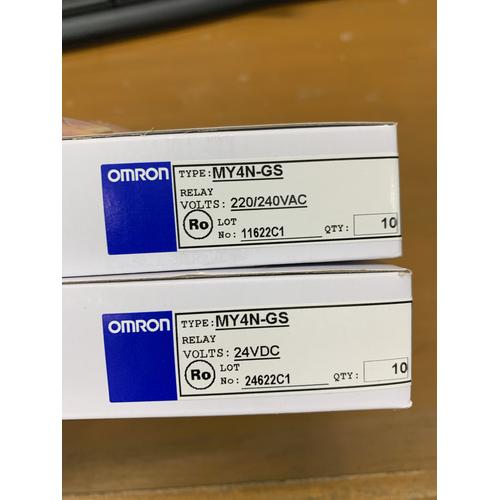 Jual Relay Omron MY4N-GS 220/240vac 24vdc Socket PYFZ-14-E Asli ...