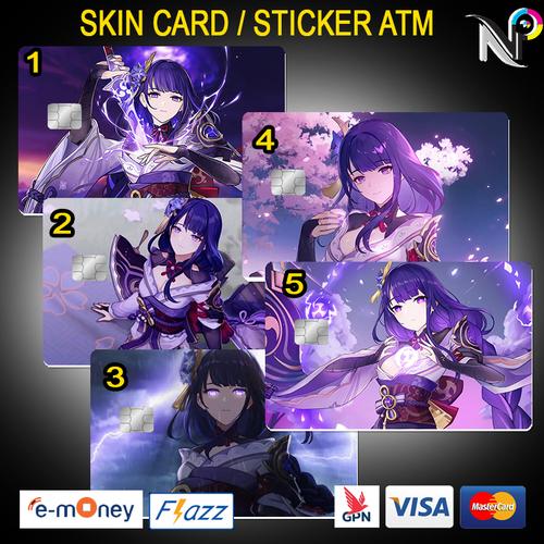 Jual Garskin Sticker Kartu ATM GENSHIN IMPACT RAIDEN SHOGUN.NP - 1 ...