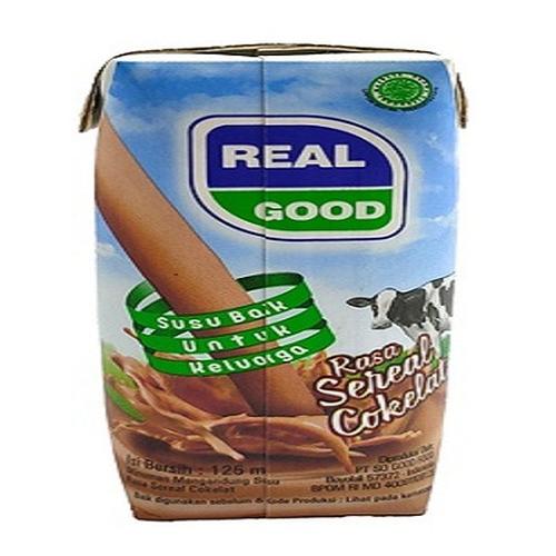 Promo SUSU COKLAT UHT REAL GOOD 125ML CHOCOLATE MILK - COKELAT ...