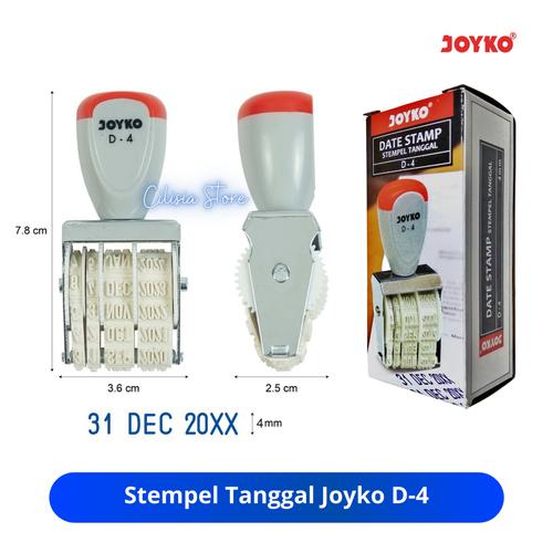 Jual Stempel tanggal Bulan Tahun Joyko D-4 / Date Stamp Joyko / Cap ...
