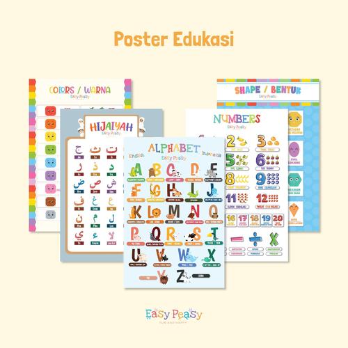 Jual Easy Peasy - Poster Edukasi - Poster Belajar untuk Pendidikan Anak ...