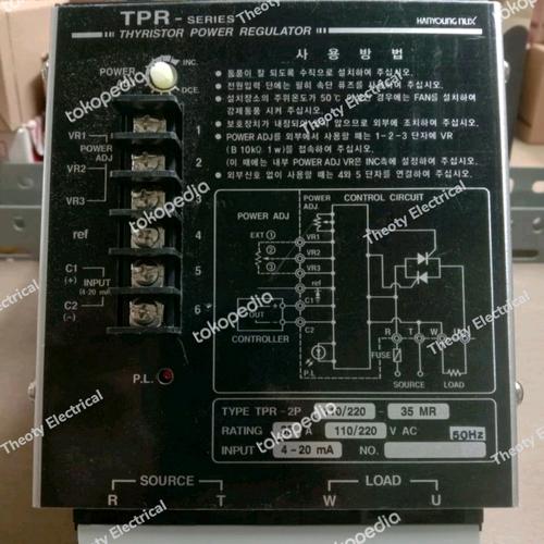 Jual THYRISTOR POWER REGULATOR TPR-2N 35 Ampere HANYOUNG TPR-2N 35A ...