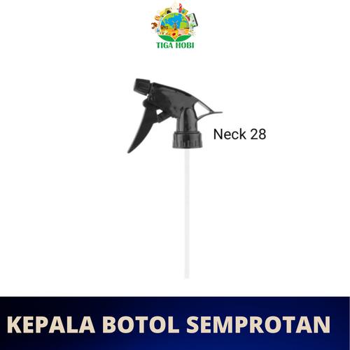 Jual KEPALA BOTOL SEMPROTAN HITAM trigger neck 28 head hand sprayer ...