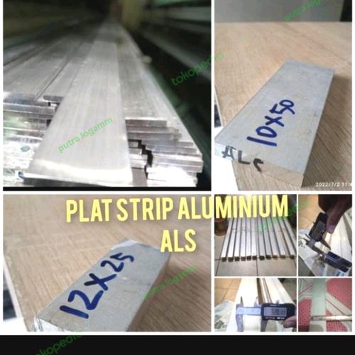 Jual plat strip aluminium 5mm x 50mm harga per cm / tebal 5 mm lebar 50 ...