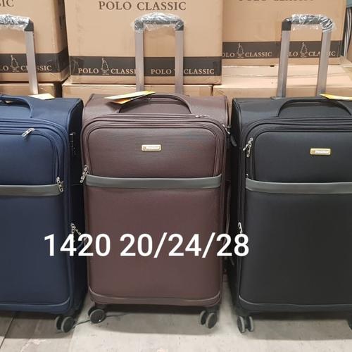 Jual tas koper kain merek president size 28 inch - Hitam, 24 inch+ ...