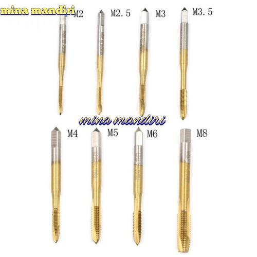 Jual Tap.Hand Tap M2 M2.5 M3 M3.5 M4 M5 M6 M8 cocok untuk besi & stainles - M2×0.4 - Jakarta ...