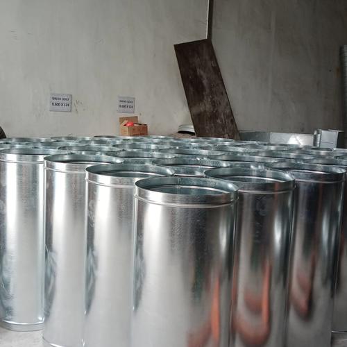 Jual Round Duct Galvanis / Pipa Bulat Galvanis / Round Ducting Galvanis ...