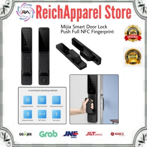 Jual Mijia Smart Door Push Pull Lock Fingerprint NFC - Gagang Pintu ...