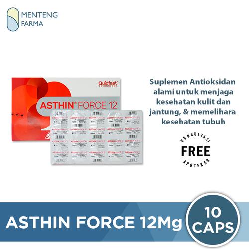Jual Asthin Force 12 Mg 10 Kapsul - Suplemen Antioksidan Untuk Imun ...