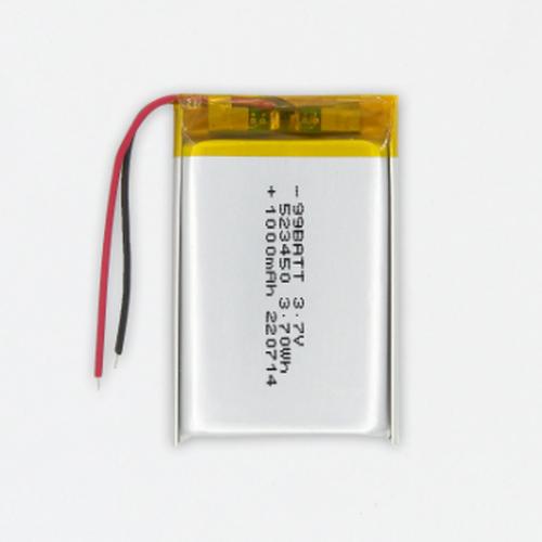 Jual 523450 Li ion 3.7v 1000mAh Protection Baterai Charge Mp3 Mp5 GPS ...