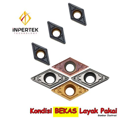 Promo Insert DCMT 15 04 BEKAS Mata Bubut DCMT15 Pisau Bubut Chip Bubut ...