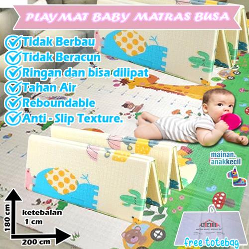 Jual PLAYMAT BABY MATRAS KARPET LIPAT ANAK KARAKTER AKTRAKTIF BAHAN XPE ...