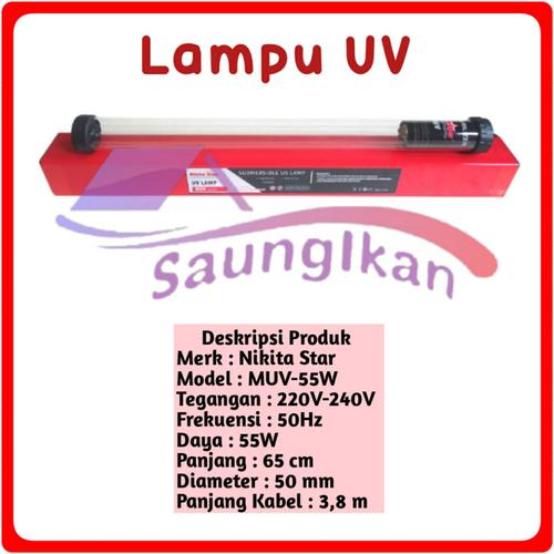 Jual Lampu UV Ultraviolet CHAMBER Kolam NIKITA STAR MUV UV LAMP 55 w ...