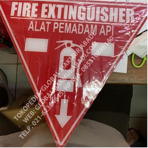 Jual SIGN TANDA ACRYLIC RAMBU SAFETY STIKER STICKER APAR TABUNG PEMADAM ...