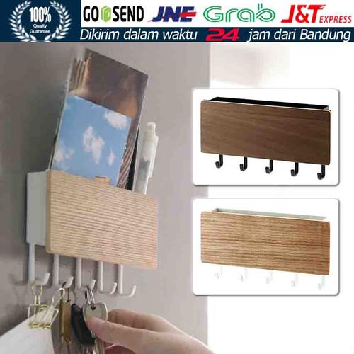 Jual Rak Dinding Kayu Serbaguna Tempat Kunci Tempat Gantungan Kunci ...