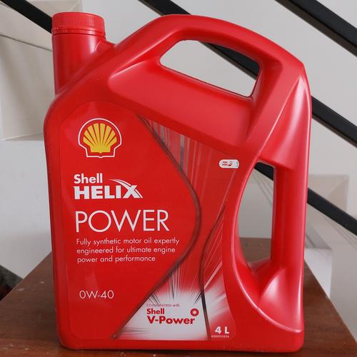 Jual Oli Shell Helix Power SN Plus Diesel/Gasoline 0W-40 4L Original ...