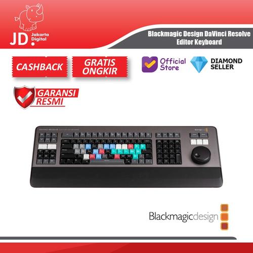 Promo Blackmagic Design DaVinci Resolve Editor Keyboard Cicil 0% 3x ...
