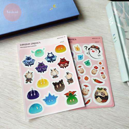 Jual [TATCHI.ID] Genshin Impact Fan Made Stickers - Mascots - Mascots 1 ...