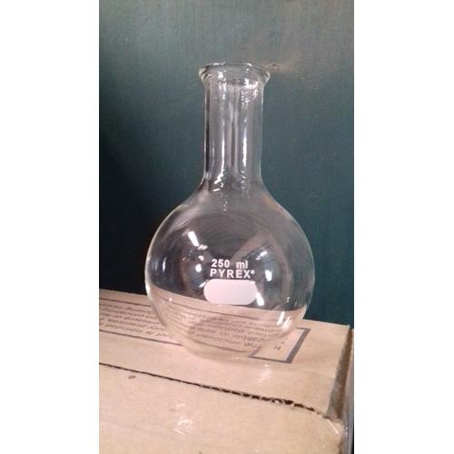 Jual PYREX - Boiling Flask Flat Bottom 500 ml - Kota Semarang - MEDIA ...