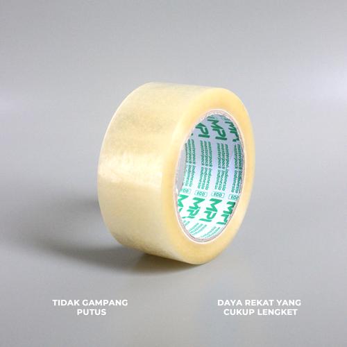 Jual Lakban Bening - Lakban Cokelat MPI Ekomonis 45mm x 100 Yard ...