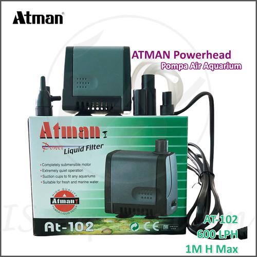 Jual Atman Power Head AT102 AT-102 AT 102 600 PowerHead Filter Pompa ...
