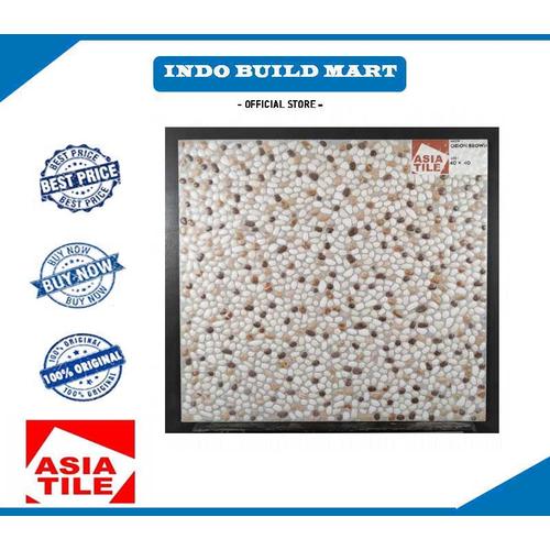 Jual Keramik Lantai Asia Tile ORION Series 40x40 cm Kw1 - BROWN ...