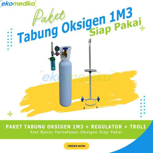 Jual Tabung Oksigen 1m3 Komplit siap pakai - Tabung Oxygen Lengkap Satu Set - Jakarta Timur ...