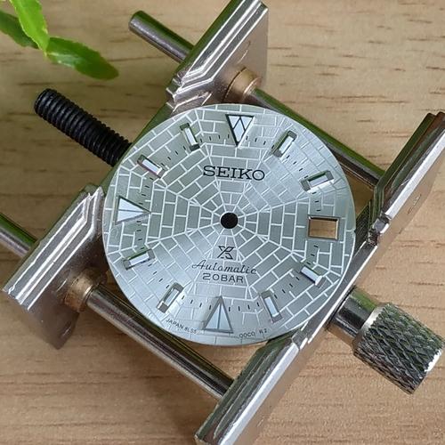 Jual seiko mod dial ginza alpinist submariner skx nh35 nh36 7s26 white ...