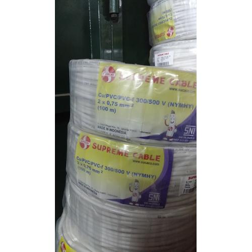 Jual Kabel Listrik NYMHY 2x0,75 / 2x0.75 mm SUPREME Potongan 50m - Jakarta Pusat - Elevation ...
