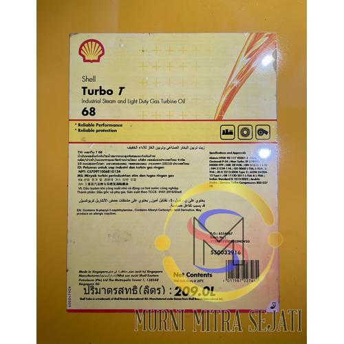 Jual Shell Turbo T 68 Turbine Oil Oli Turbin Gas Steam Uap Eceran Ecer ...
