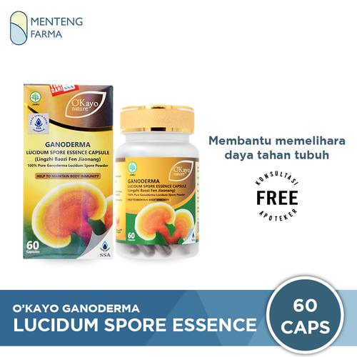 Jual O'Kayo Nature Ganoderma Lucidum Spore Essence Capsule - Jakarta ...