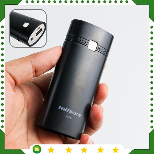 Jual POWERBANK DIY CASE ORIGINAL TAFFWARE M06 2 PCS 18650 FAST CHARGING ...