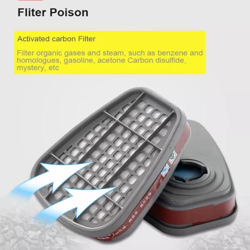 Jual busa mahal catridge filter masker gas respirator chemical mask ...