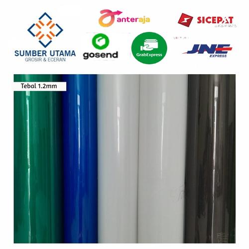 Jual penutup pagar rumah fiber polos piber 30m 1.2 - Biru - Jakarta ...