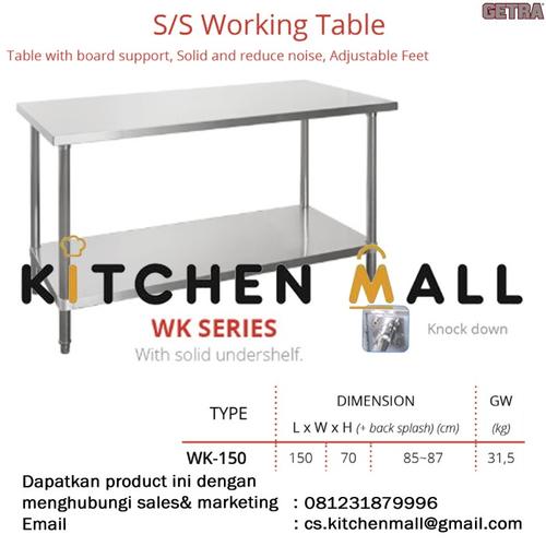 Jual WK-150 Pabrikasi Stainless Steel Working Table / Meja Kerja,Dapur ...