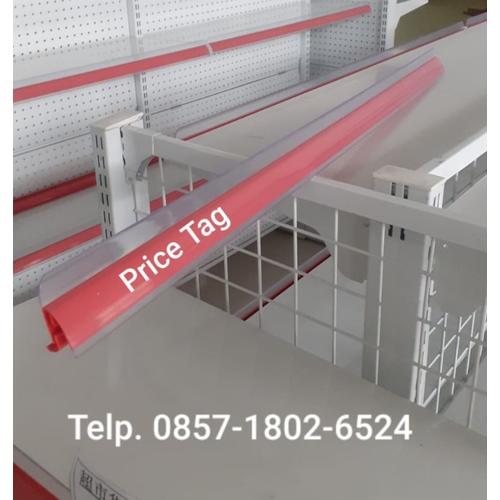 Jual Price Tag DC-15 / Price Rail / Mika Label Harga - Merah, Panjang ...