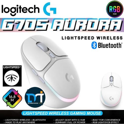 Promo Logitech G705 Aurora - Lightspeed RGB Wireless Gaming Mouse Cicil ...